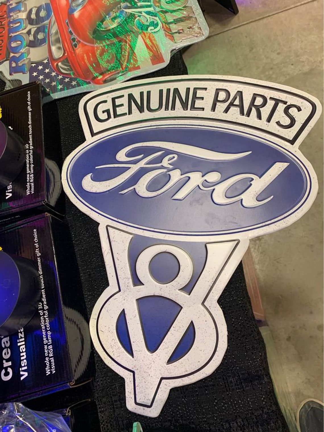Ford Oval. Embossed Metal 20 Sign Great for a Mancave - Etsy