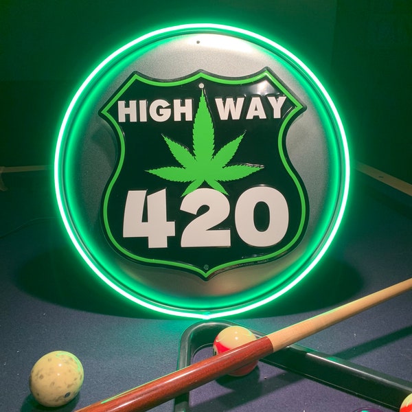 Neon Highway Sign - Etsy