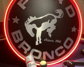Ford Bronco Neon Sign - Etsy
