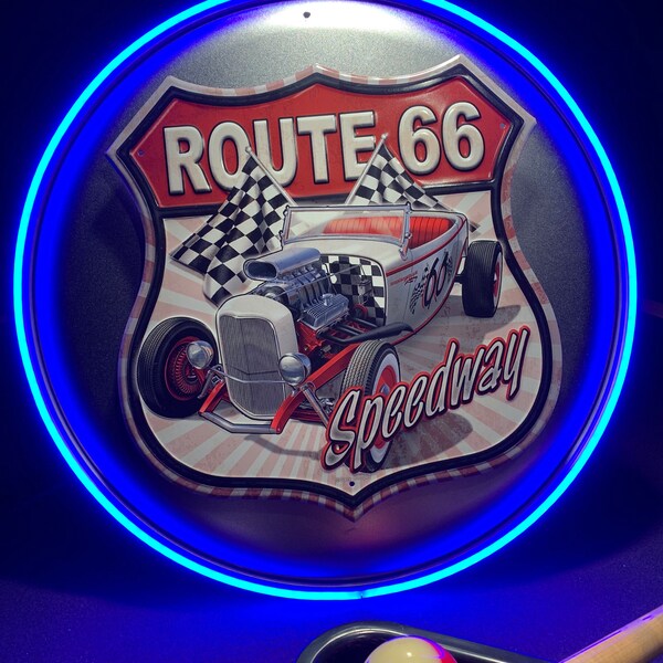 Route 66 Neon Sign - Etsy