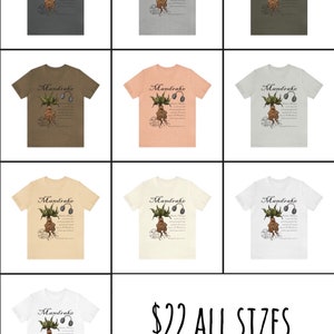 Magical Mandrake Tee - Herbology Plants Shirt - Mandragora ...