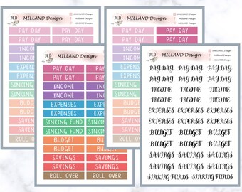 Budget Headers - Etsy