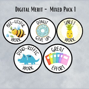 Mixed Digital Merit and Reward Pack 1 - Etsy