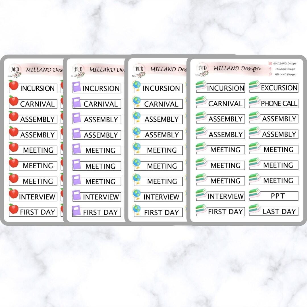 Teaching Sticker Pack Meeting Sticker Assembly Sticker - Etsy