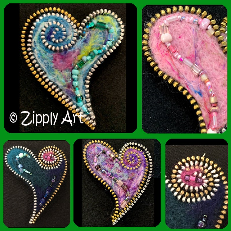 Needle Felted Jewelry - Etsy