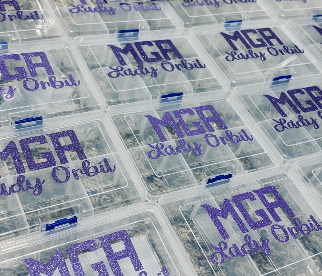 Cheer Bow Box, Small Storage Container, Small Accessory Case ...