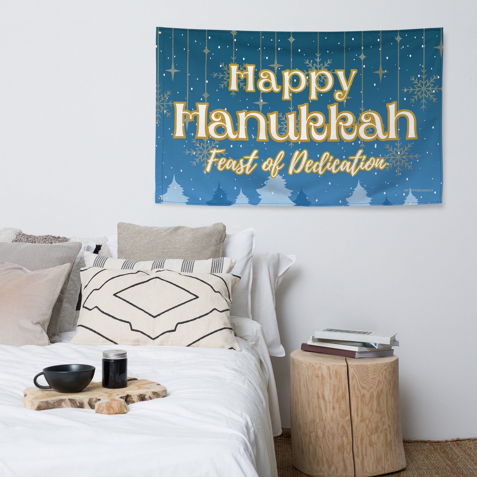 Hanukkah Banner | Feast of Dedication | Feast of Lights | Chanukah ...