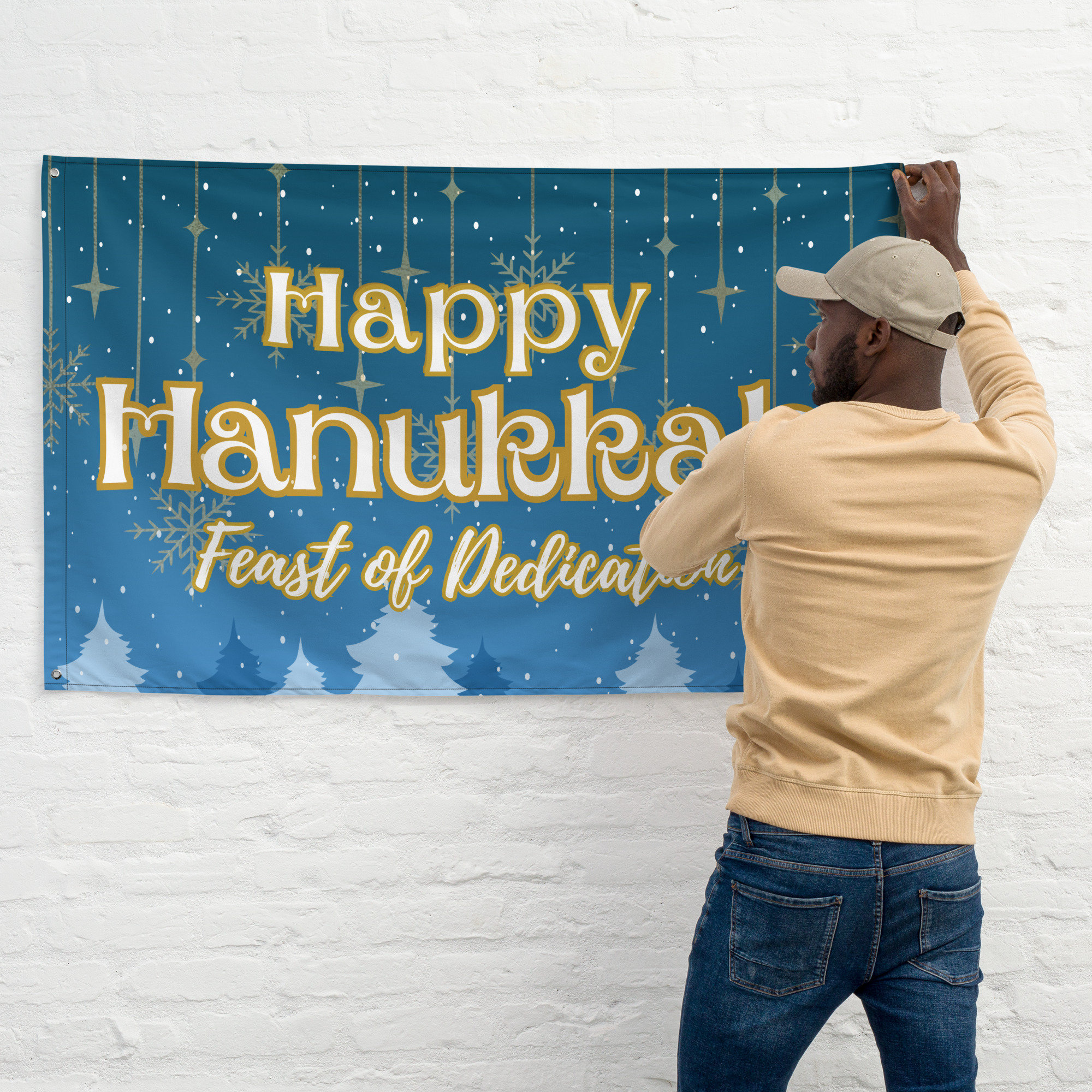Hanukkah Banner | Feast of Dedication | Feast of Lights | Chanukah ...