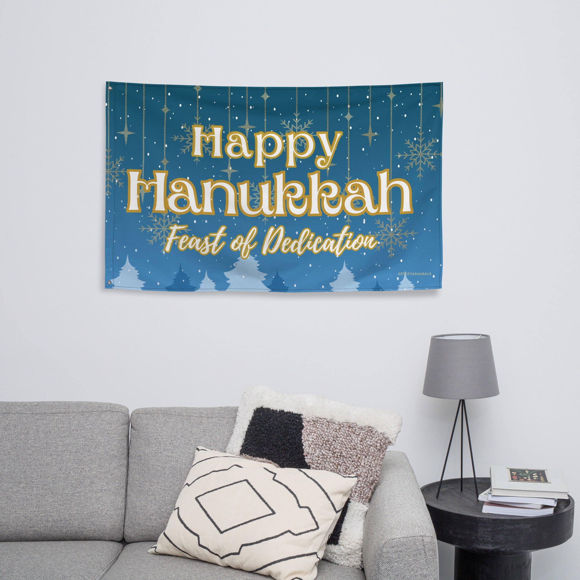Hanukkah Banner | Feast of Dedication | Feast of Lights | Chanukah ...