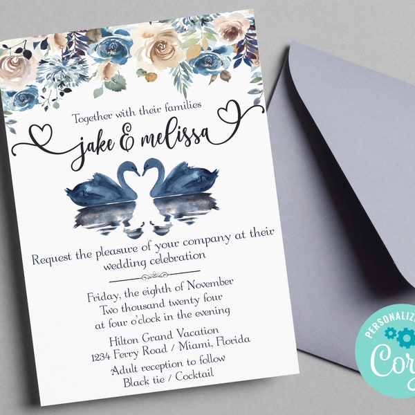 Swan Wedding - Etsy
