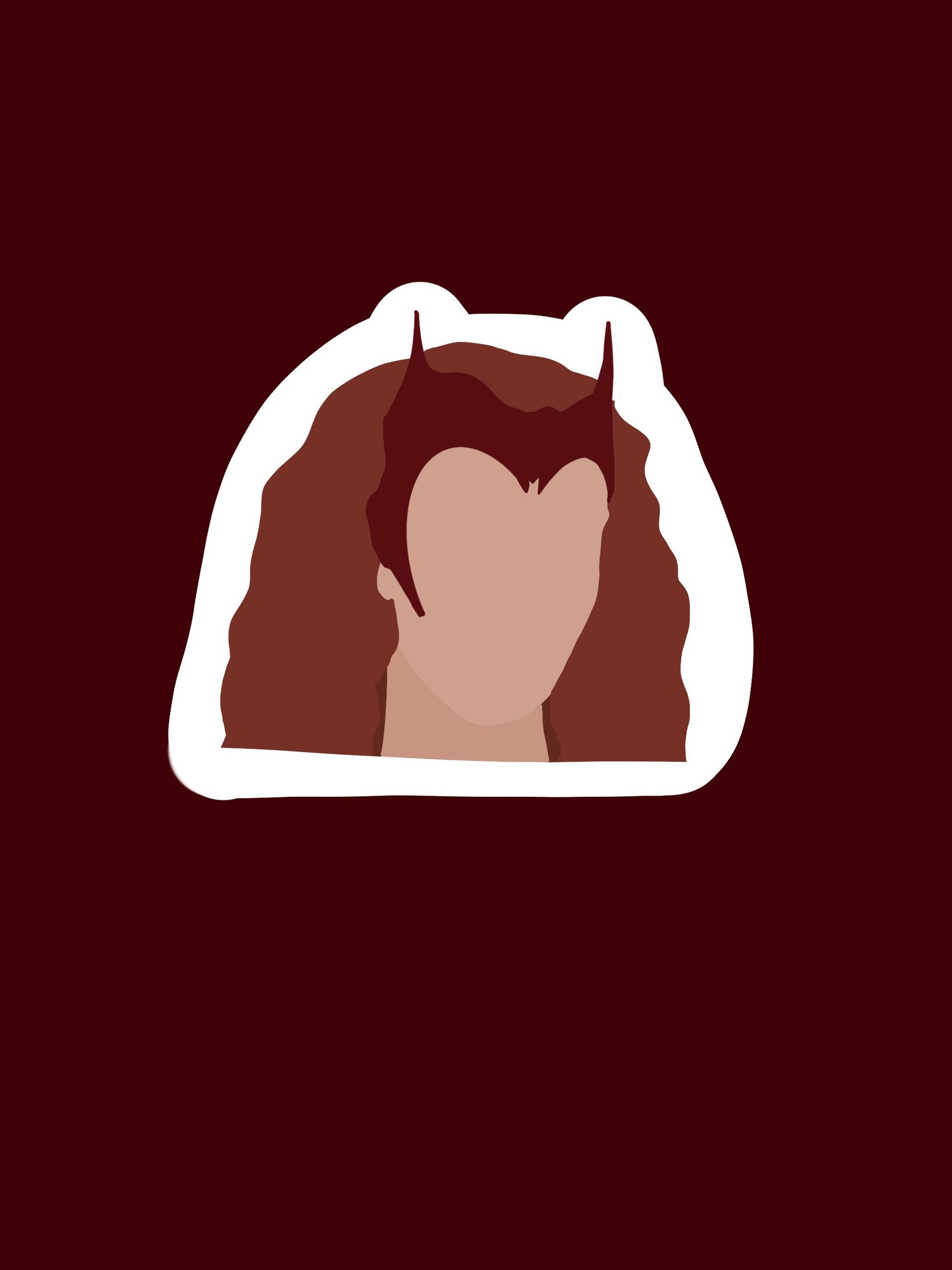 Wanda Scarlet Witch Sticker Wandavision - Etsy