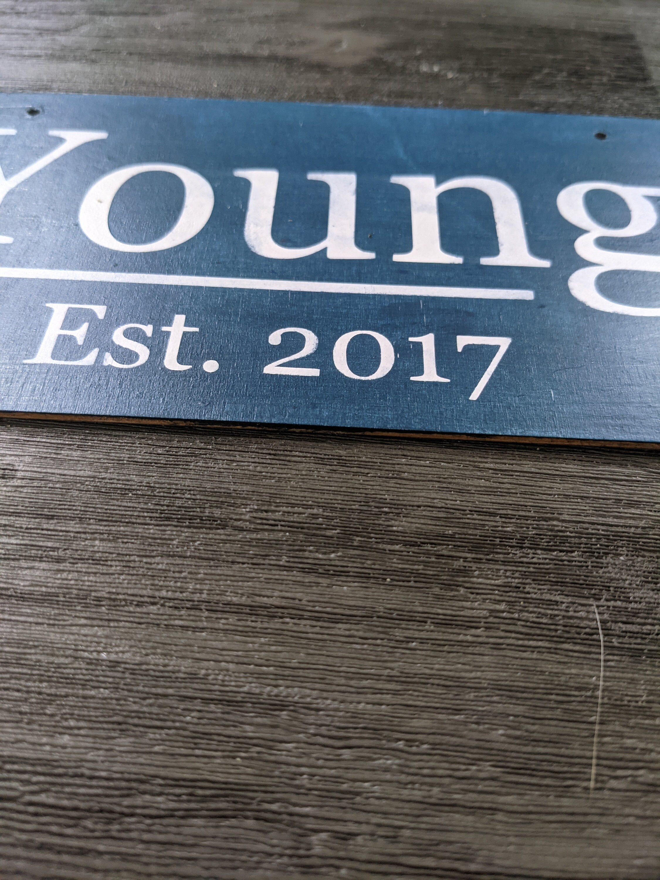Customizable Notched Rectangle Wood Sign Wall Decor - Etsy UK
