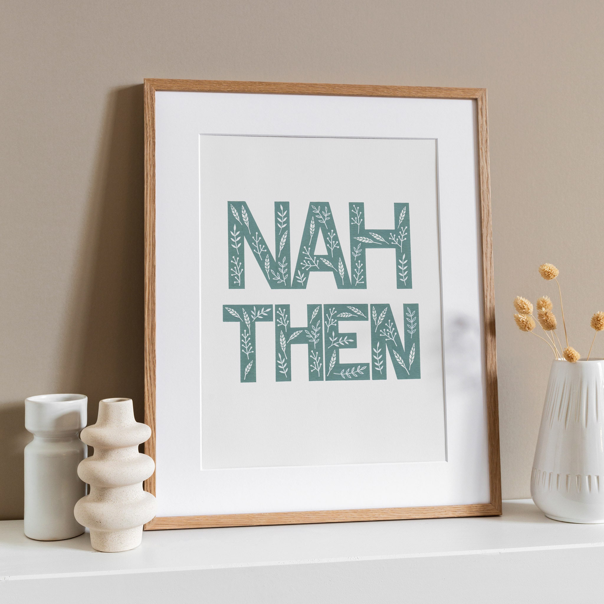 NAH Then-hand Painted Yorkshire Sayings Wall Art A4 Prints - Etsy