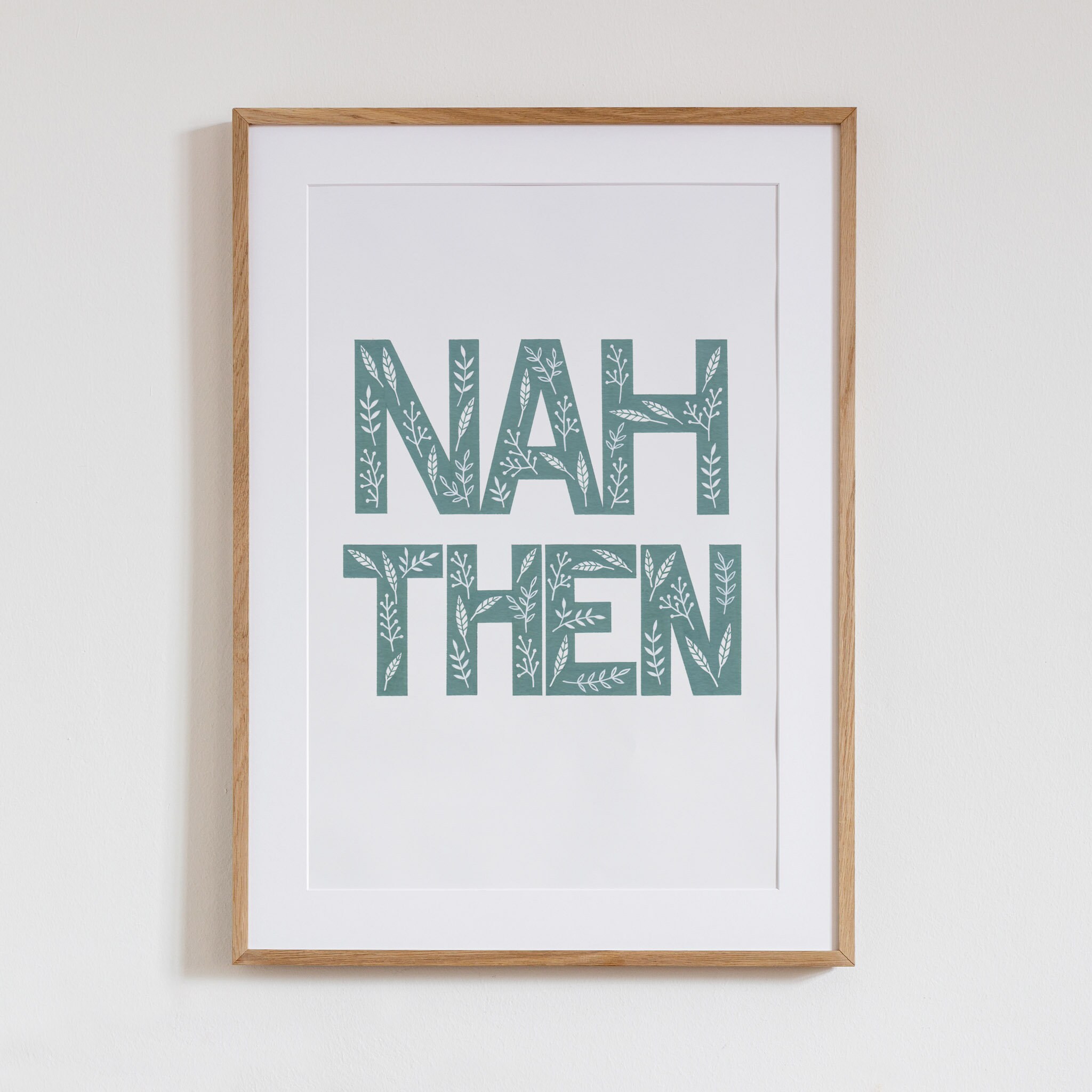 NAH Then-hand Painted Yorkshire Sayings Wall Art A4 Prints - Etsy
