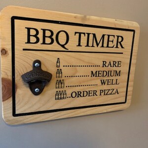 BBQ Beer Timer - Etsy