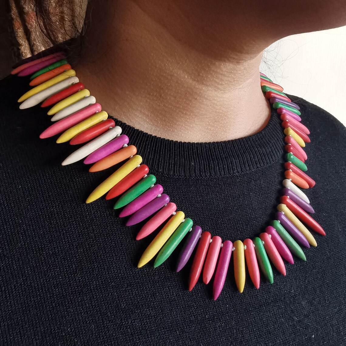 Sale Onrainbow Stick Needle Spike Long Point Howlite - Etsy