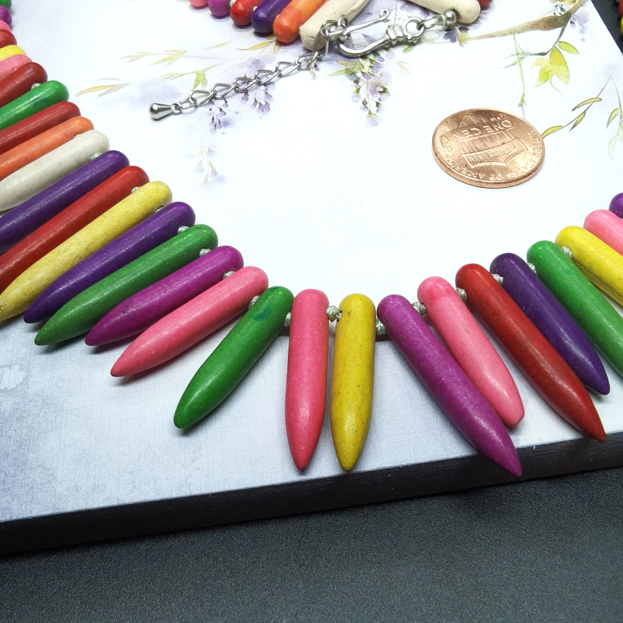 Sale Onrainbow Stick Needle Spike Long Point Howlite - Etsy