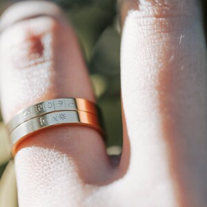 Stray Kids RING/ Personalized Ring, KPOP, Stay, Subtle Engraved Ring ...