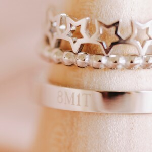 ATEEZ RING/ Personalized Ring, Kpop, Atiny, Subtle Engraved Ring ...