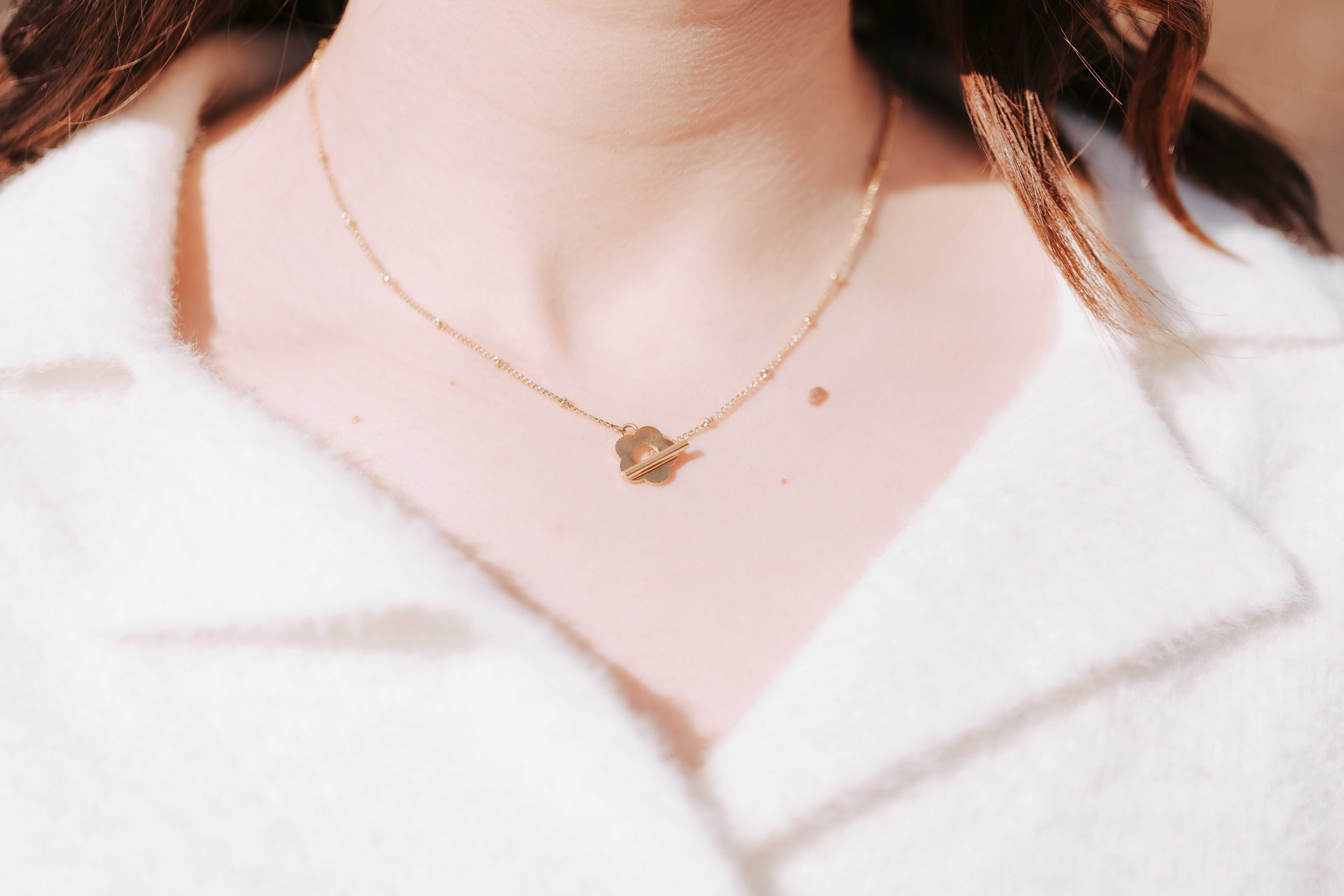 BLOOM BLOOM Necklace/ 16 Satellite Chain Necklace - Etsy