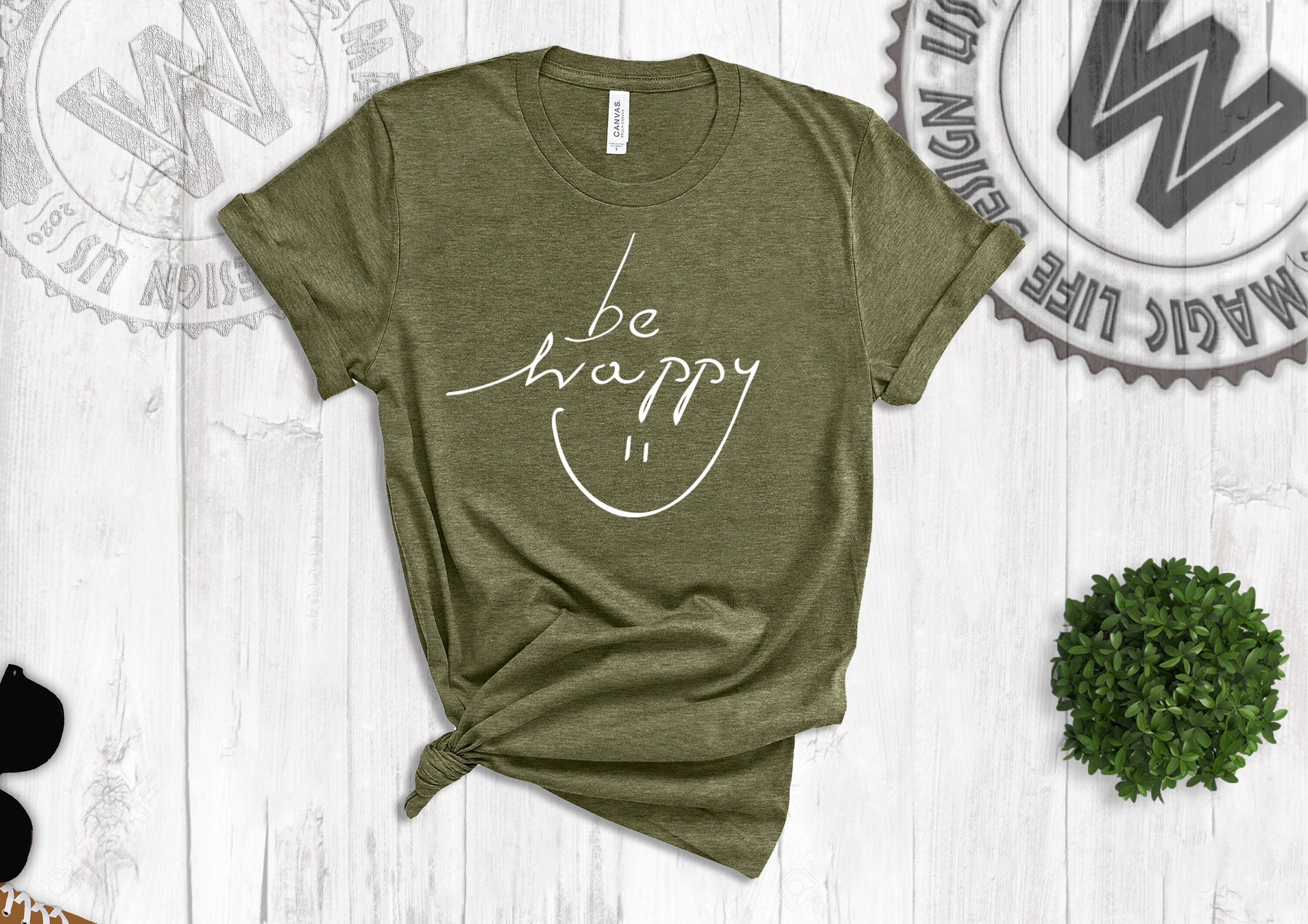 Be Happy Shirt Positive Shirt Positive Tee Inspirational - Etsy
