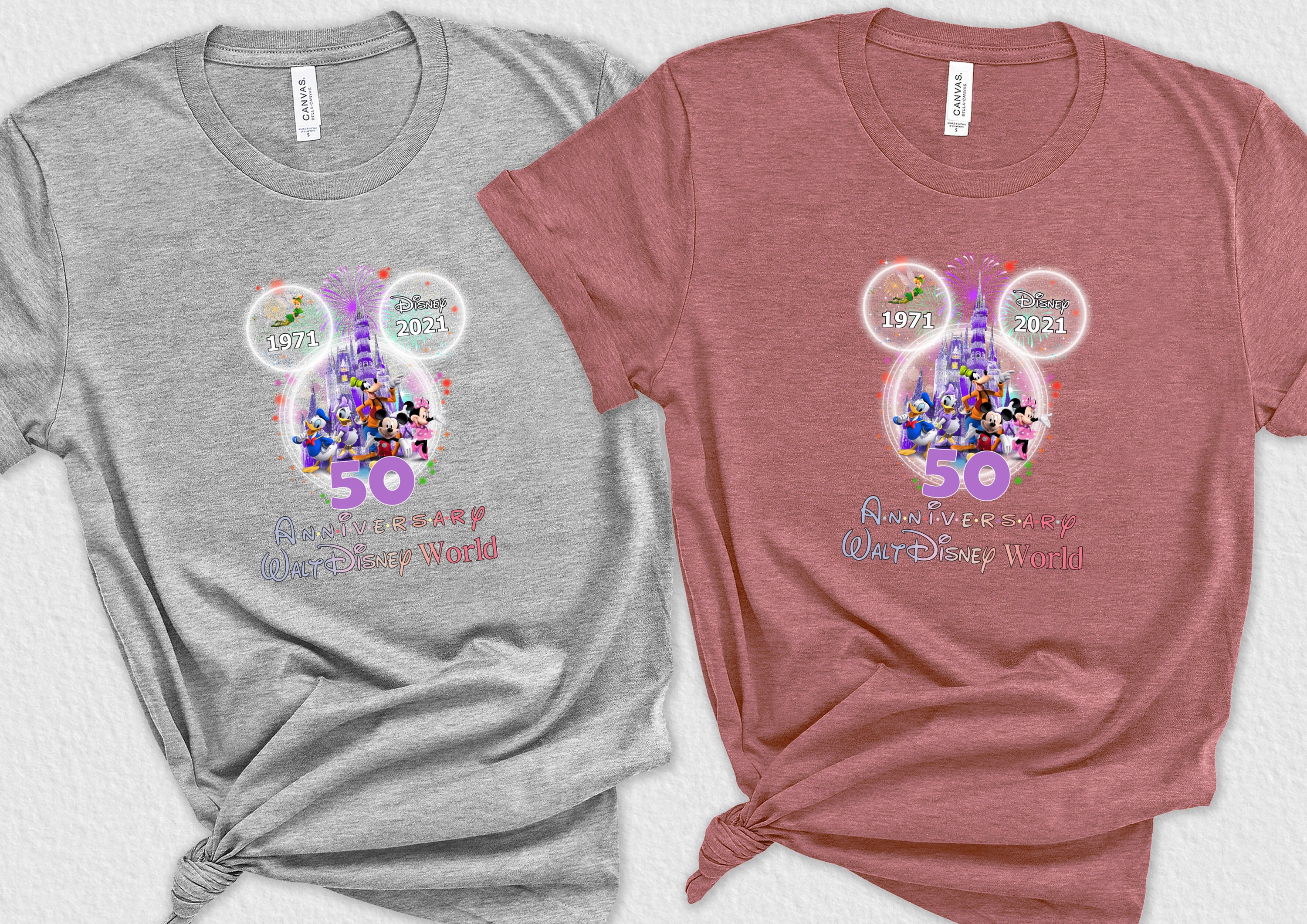 Magic Kingdom Disney World 50th Anniversary T-shirt, WDW Shirt, 1971 ...