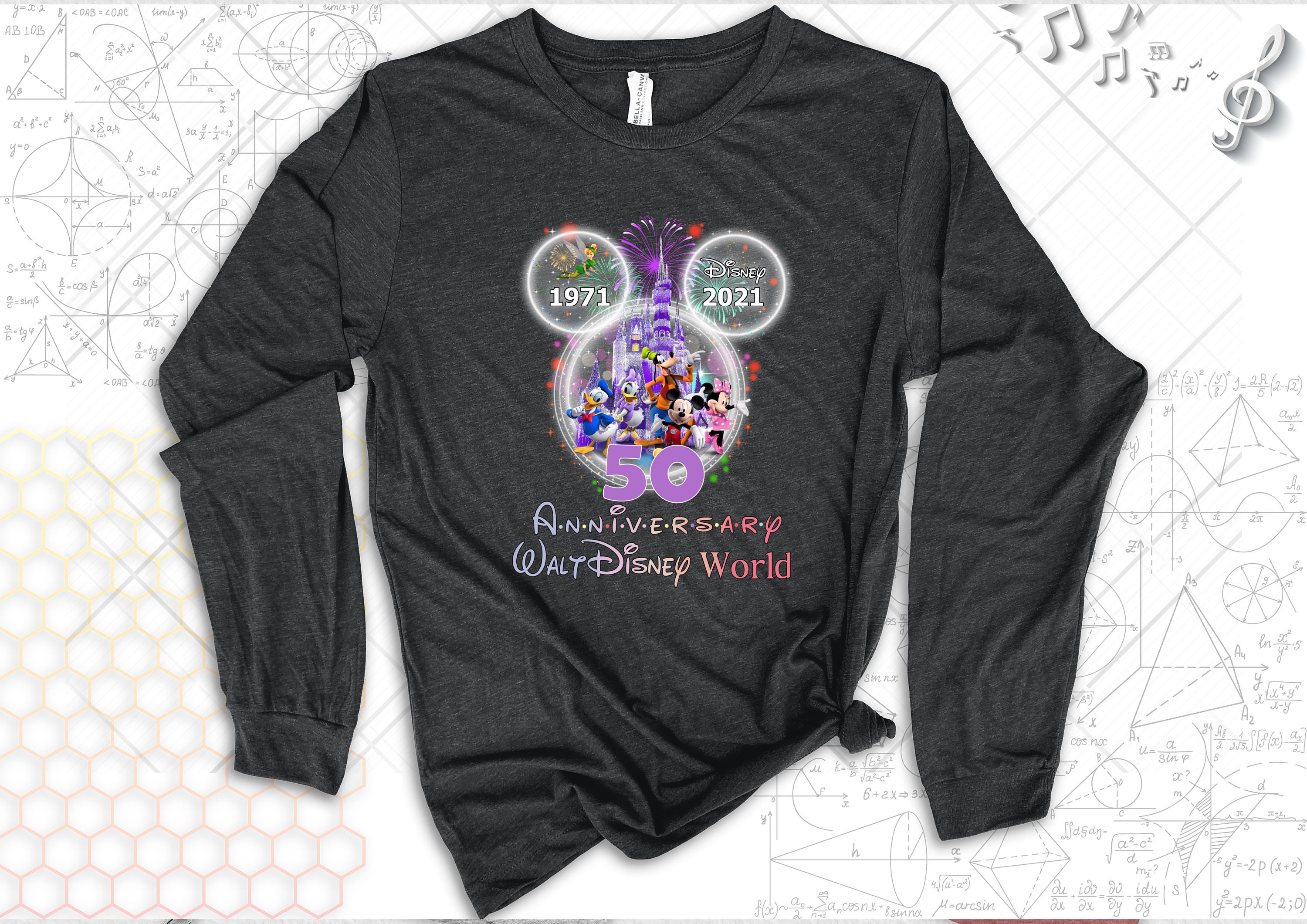 Magic Kingdom Disney World 50th Anniversary T-shirt, WDW Shirt, 1971 ...