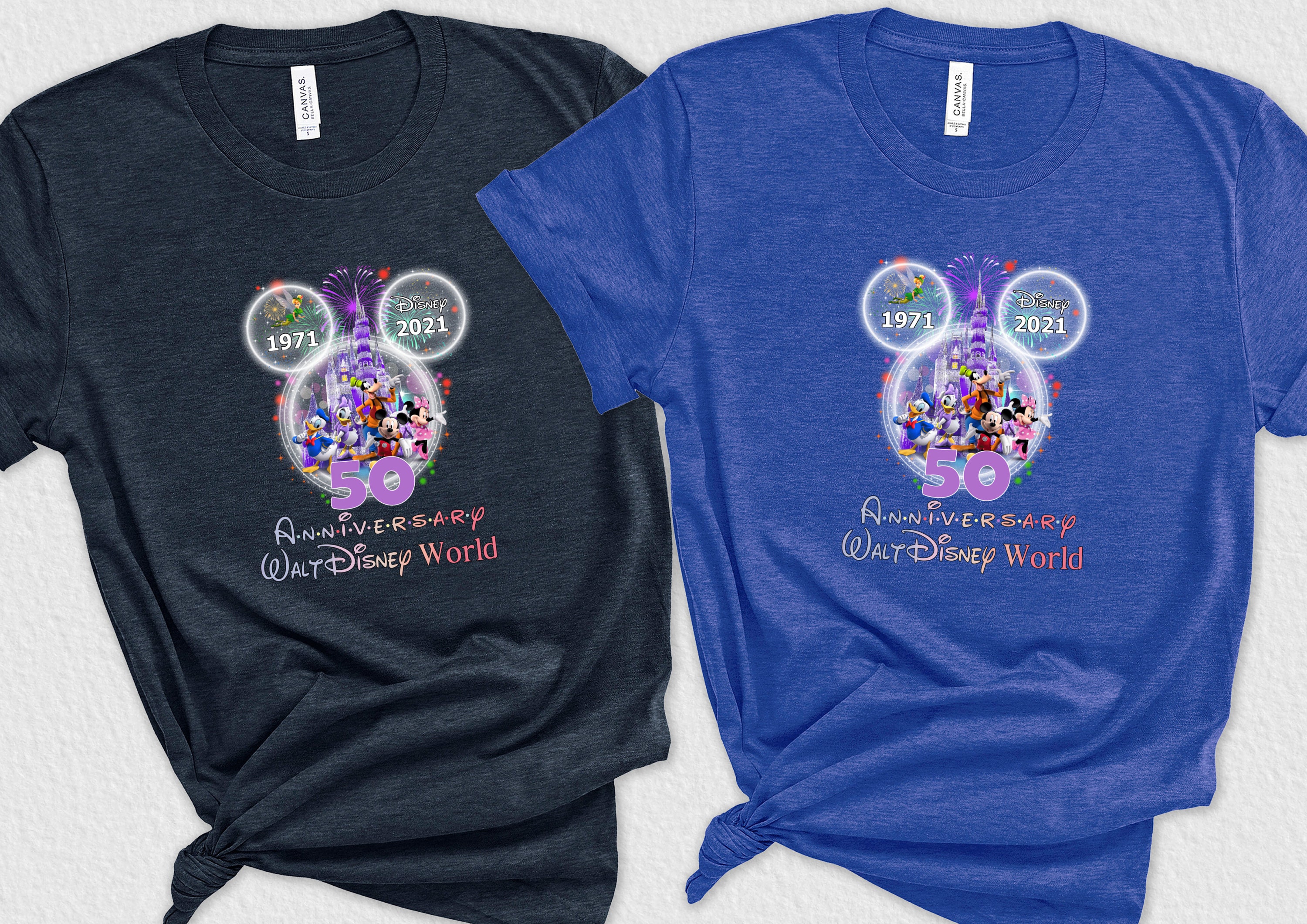 Magic Kingdom Disney World 50th Anniversary T-shirt, WDW Shirt, 1971 ...