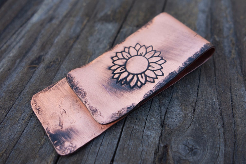 Copper Money Clip - Custom Design, Husband Gift, Groomsmen Gift ...