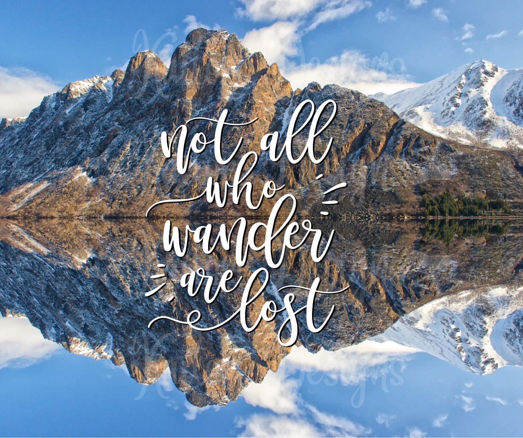 Not All Who Wander Are Lost 20oz Skinny Tumbler Sublimation - Etsy