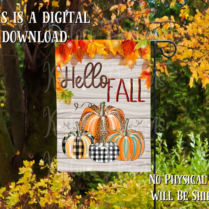 Fall Garden Flags - Etsy