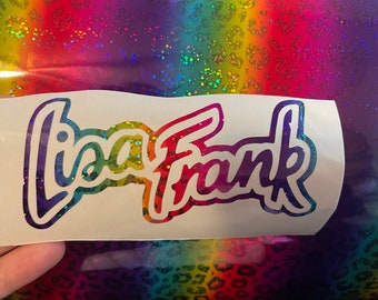 Lisa Frank Decal - Etsy