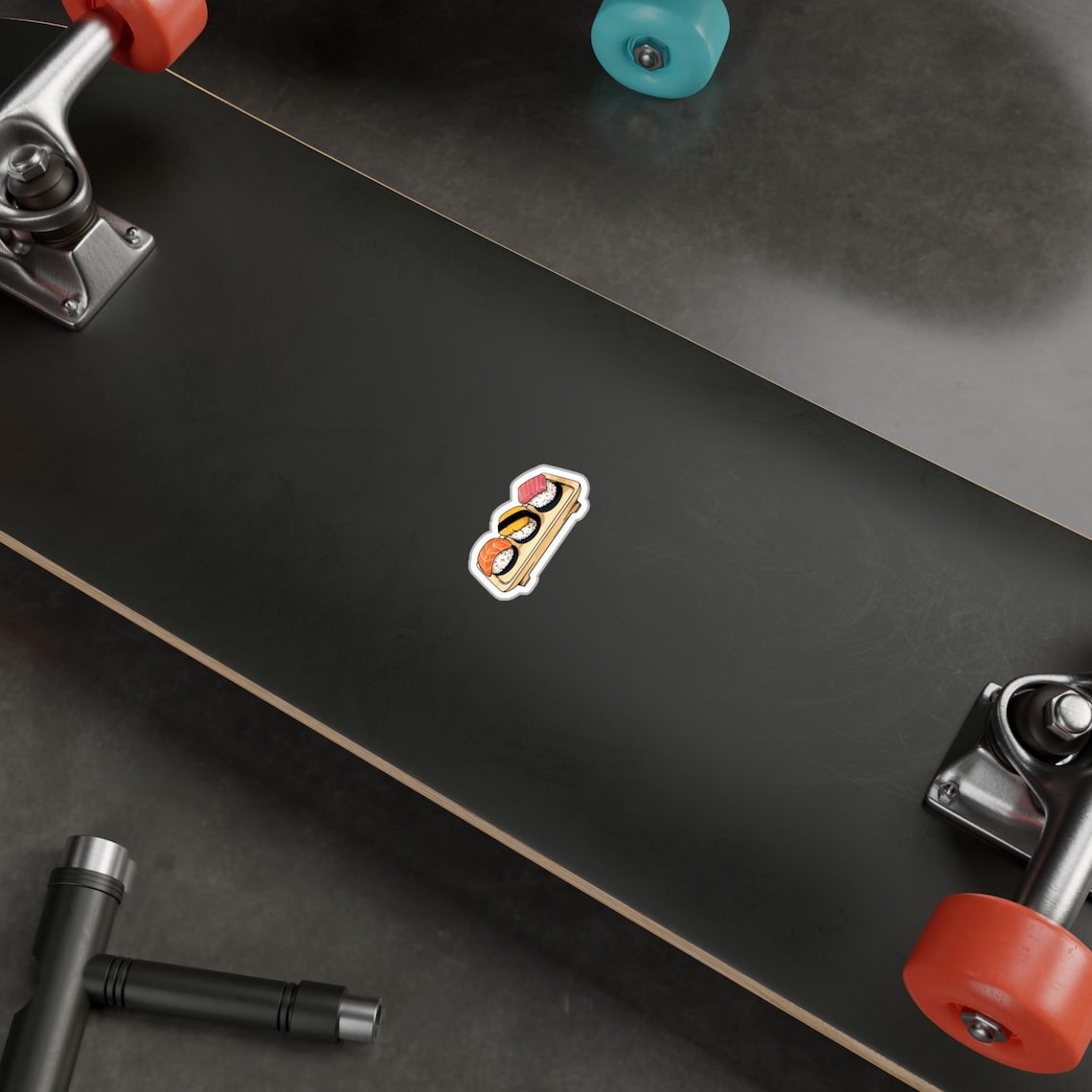Sushi Sticker - Cute Sushi Stickers for Foodies, Customizable Laptop ...
