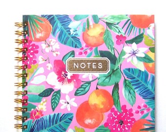 FRINGE STUDIO caslon Blush Spiral Notebook Faux Leather 9.75 X 7.25 192 ...