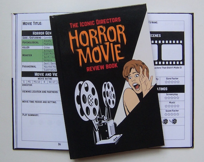 The Iconic Directors Horror Movie Review Journal Hardcover Movie ...