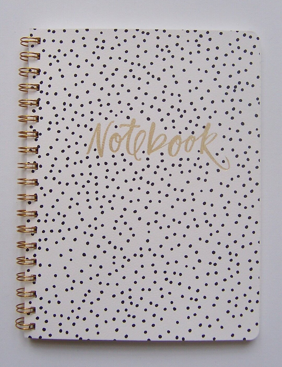 FRINGE STUDIO Spiral Notebook Faux Leather Dated Writing Journal 9.75 X ...