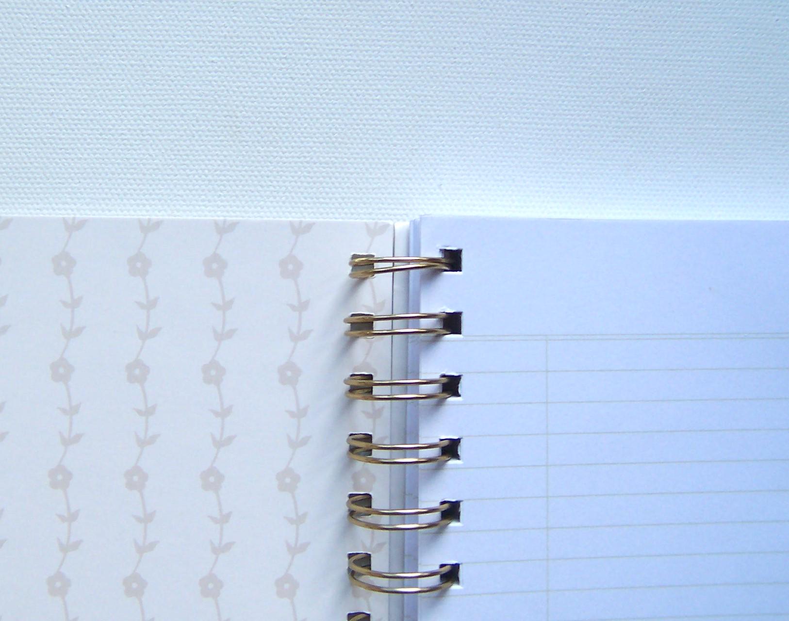 FRINGE STUDIO "border Blooms" Spiral Notebook | Faux Leather | 9.75" X ...