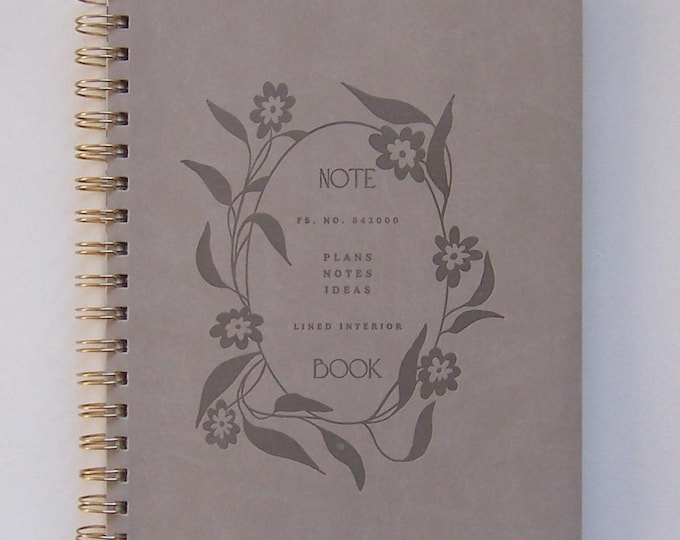 FRINGE STUDIO "delaney Oval" Spiral Notebook | Faux Leather | 9.75" X 7 ...