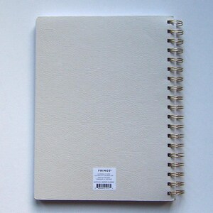FRINGE STUDIO "border Blooms" Spiral Notebook | Faux Leather | 9.75" X ...