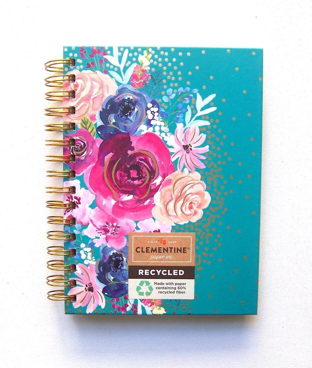 CLEMENTINE PAPER INC. 300 Page Spiral Lined Notebook 8.5 X 6.25 Pretty ...