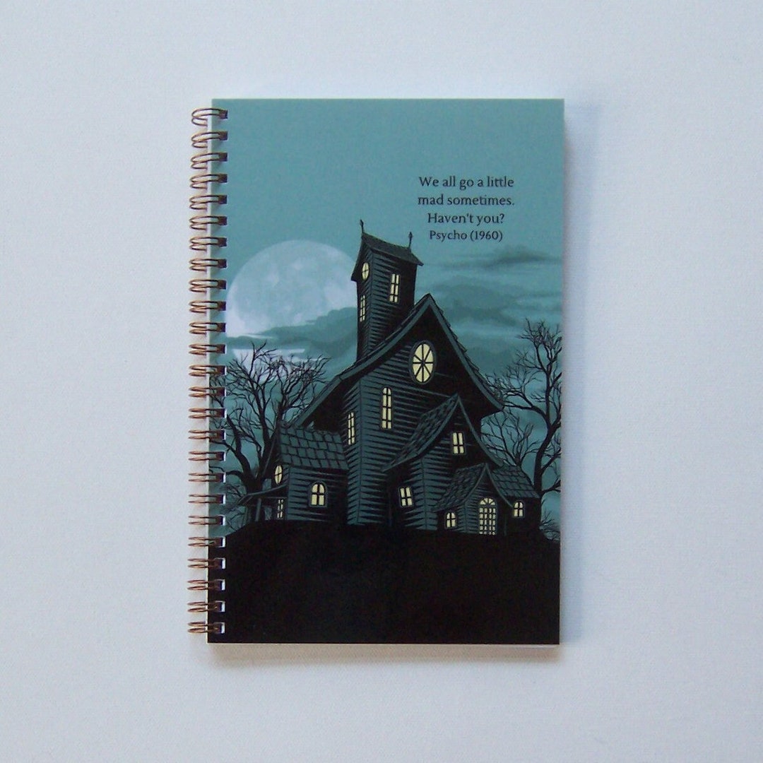 Psycho Norman Bates Quote Spiral Notebook | 8.5" X 5.5" | 120 Lined ...