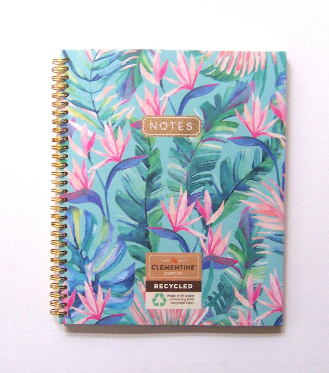 CLEMENTINE PAPER INC. 210 Page Large Spiral Lined Notebook 10.5 X 8.5 ...