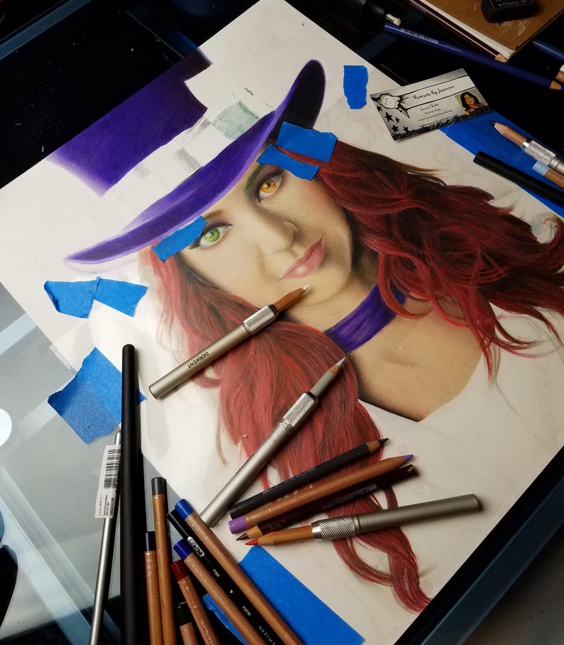Mad Hatter Portrait Art Print – Alice in Wonderland, Surreal ...