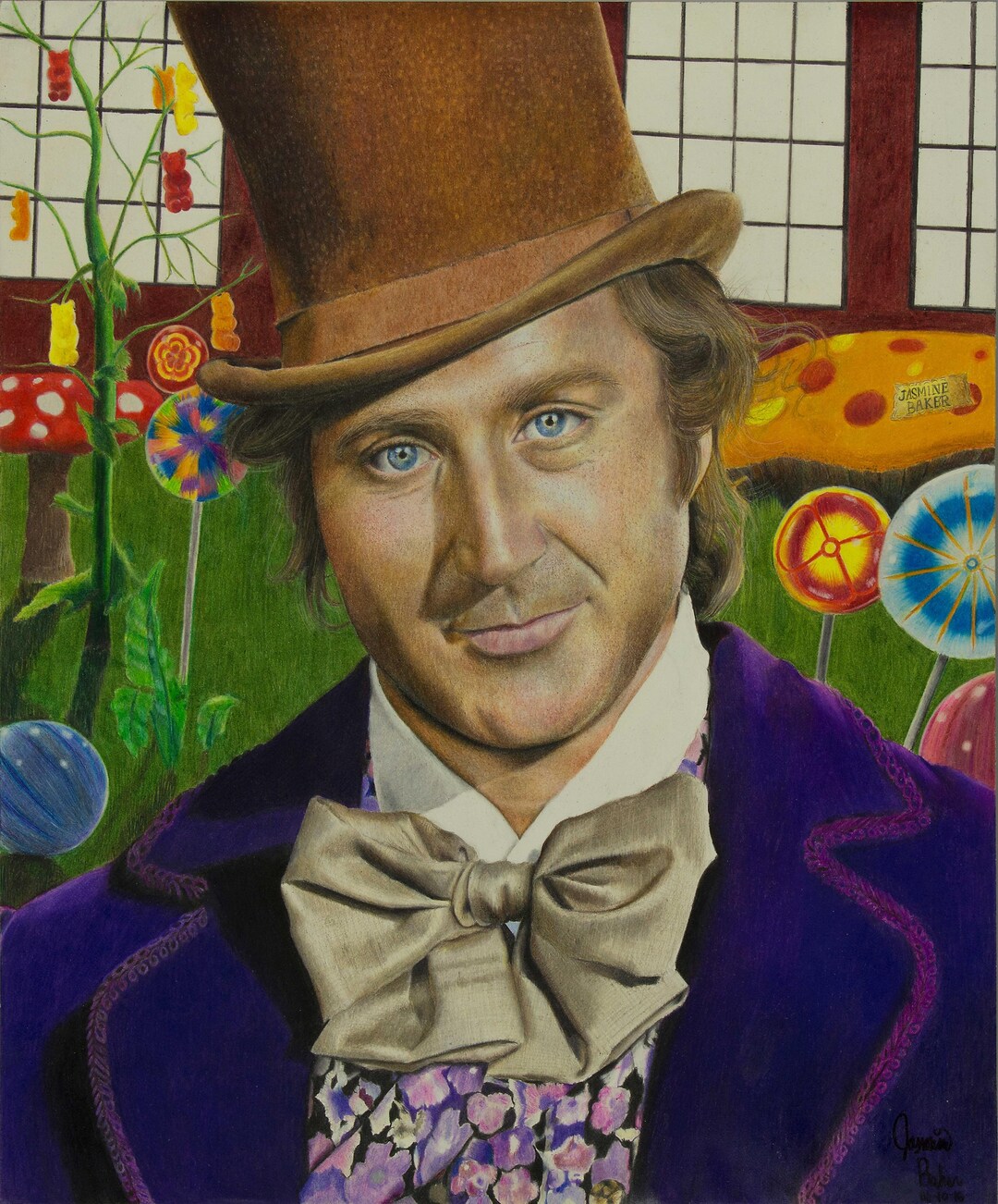 Gene Wilder as Wonka | Wall Art Print - Etsy