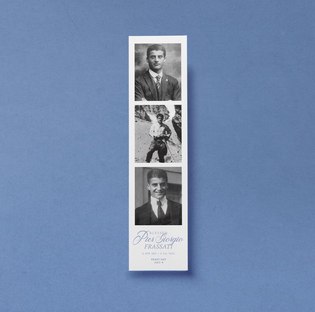 Bl Pier Giorgio: Catholic Saint Film Strip Bookmark - Etsy