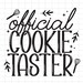 Official Cookie Taster PNG SVG, Funny Saying, Baking Sayings, Digital ...