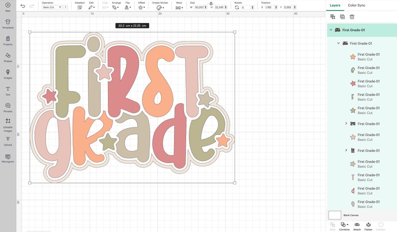 First Grade SVG Dxf Eps Jpeg PNG, Back to School, Digital Download ...