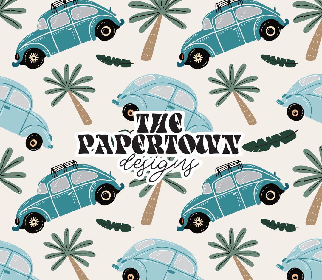 Blue Classic Car Seamless, Boy Pattern, Surf Design, Repeat Pattern ...