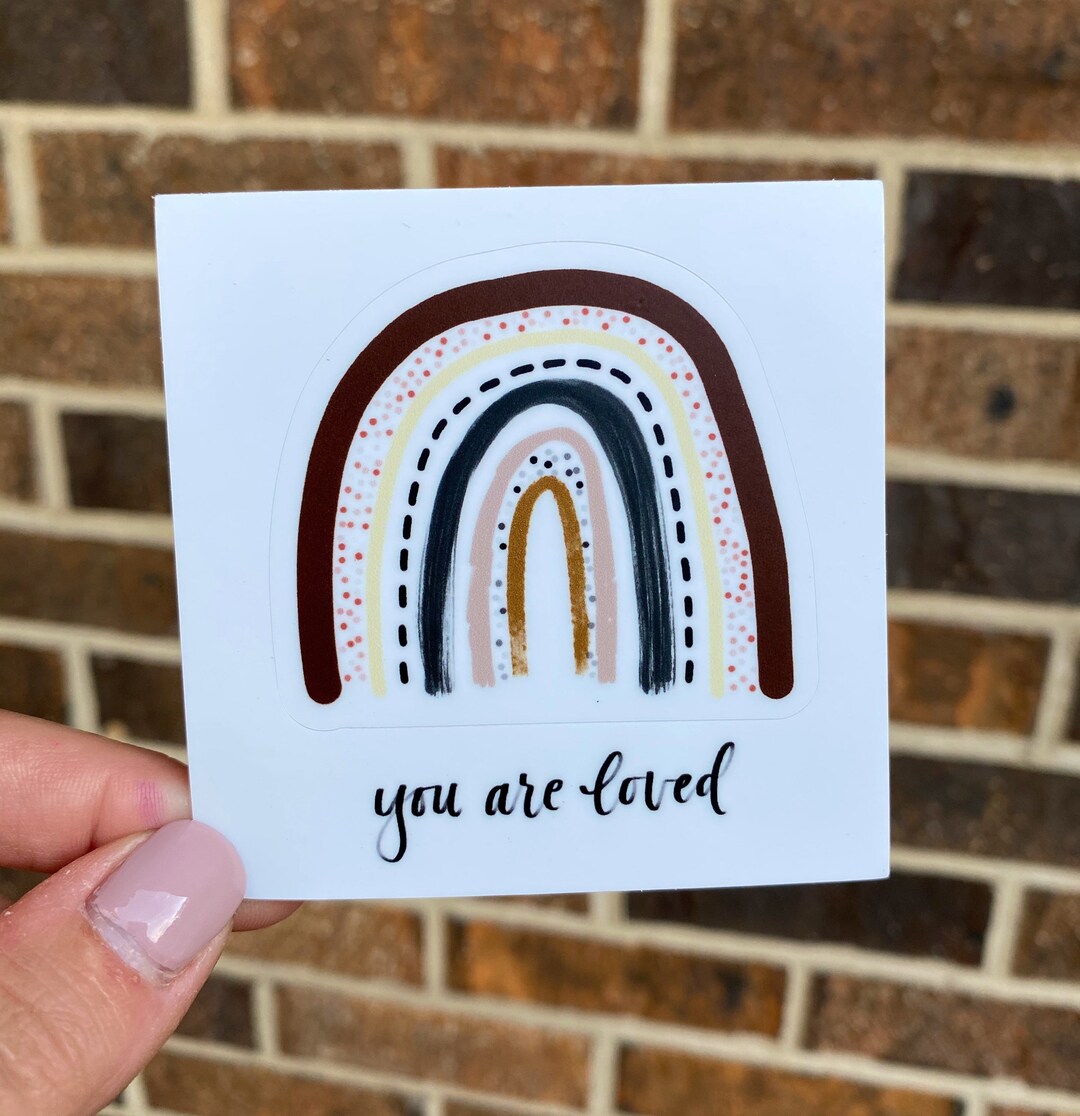 You Are Loved Sticker Encouragement Gifts for Her Laptop Sticker ...