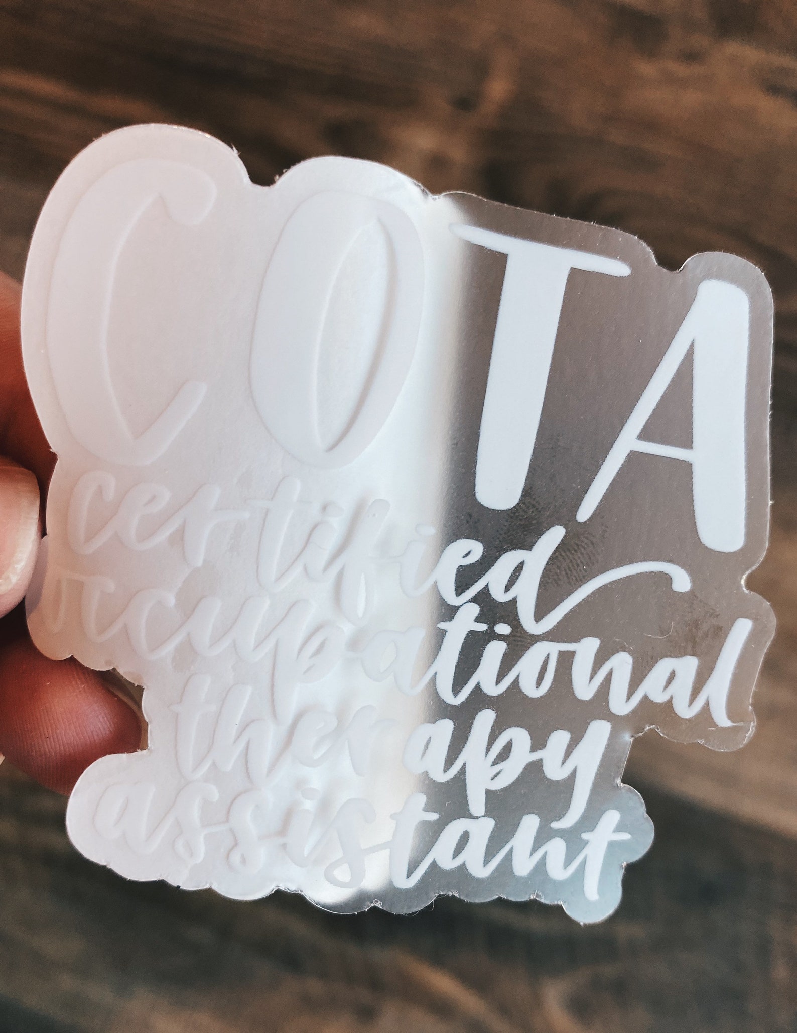 COTA Certified Occupational Therapy Assistant | Laptop Sticker | COTA ...